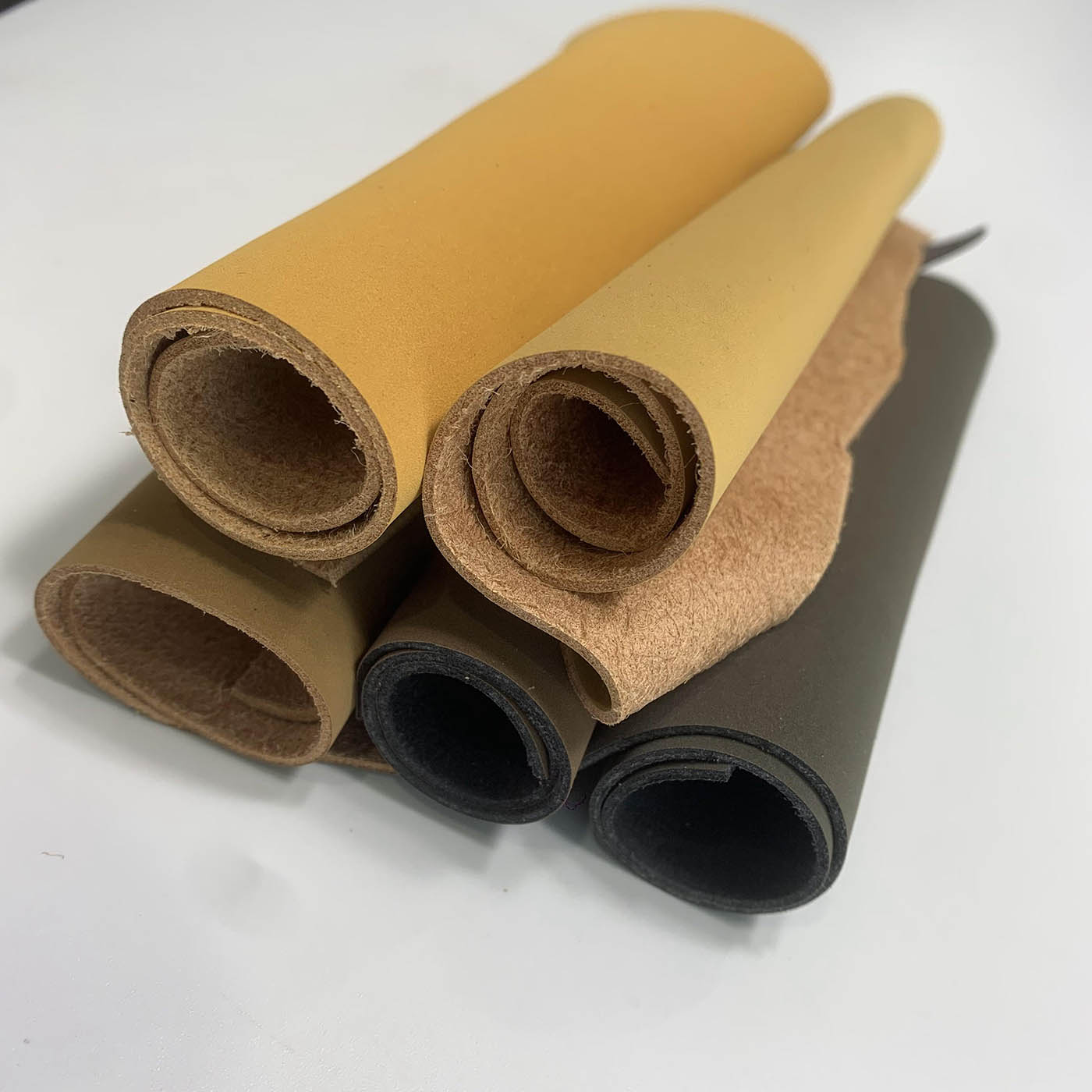 China Nubuck microfiber leather for shoes Manufacture and Factory ...